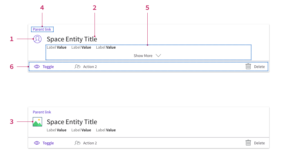 Space Entity - SolutionComponents | Appway Design System